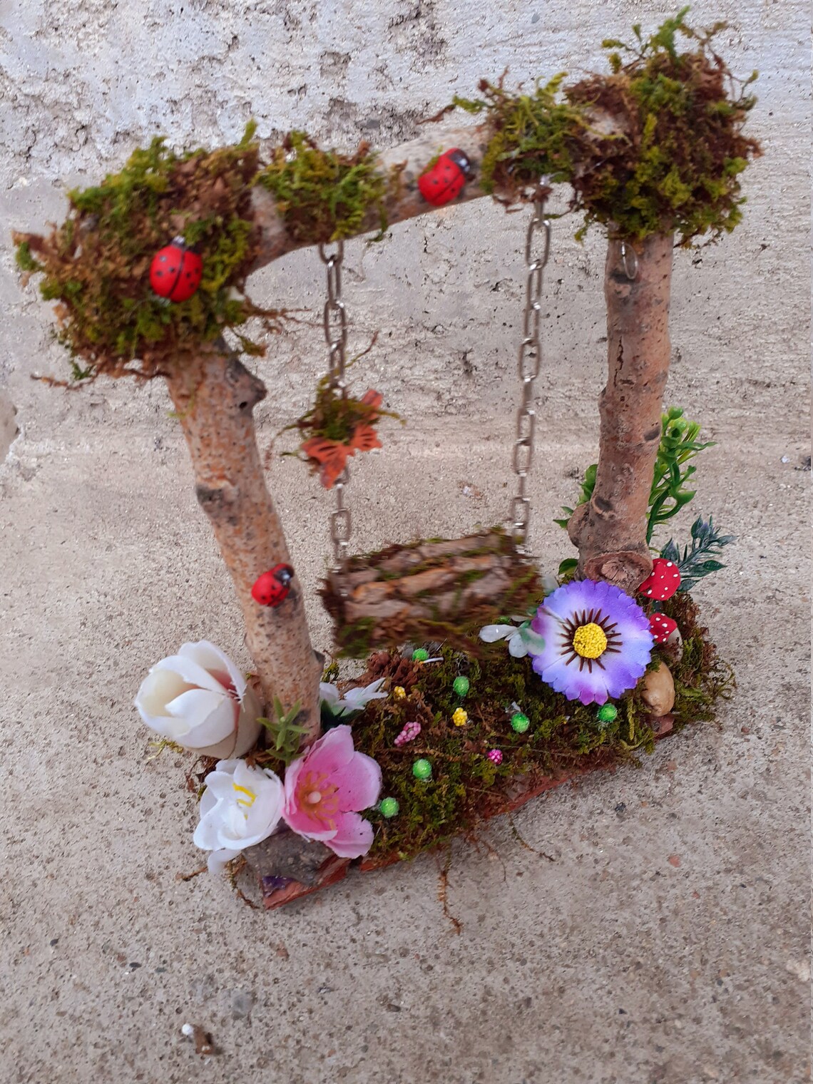 Fairy Garden Swing Fairy Swing Fairy Garden Swing Fairy | Etsy