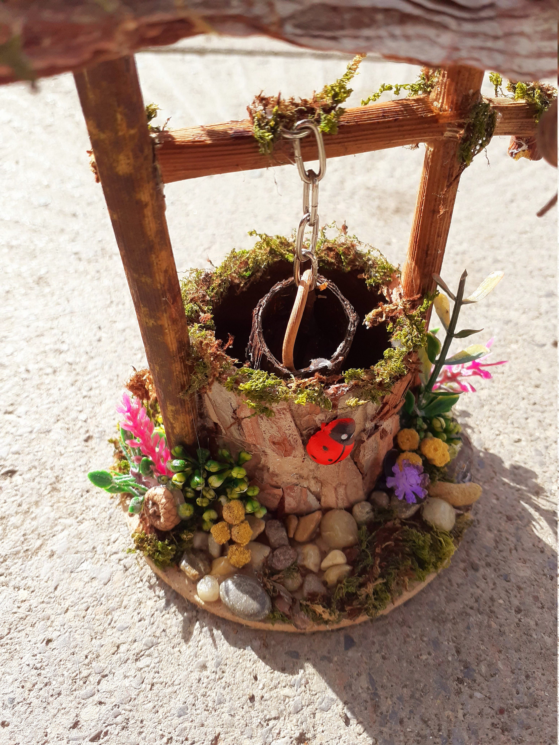 Wishing Well Fairy Garden Well Miniature Well Mini Garden - Etsy Canada