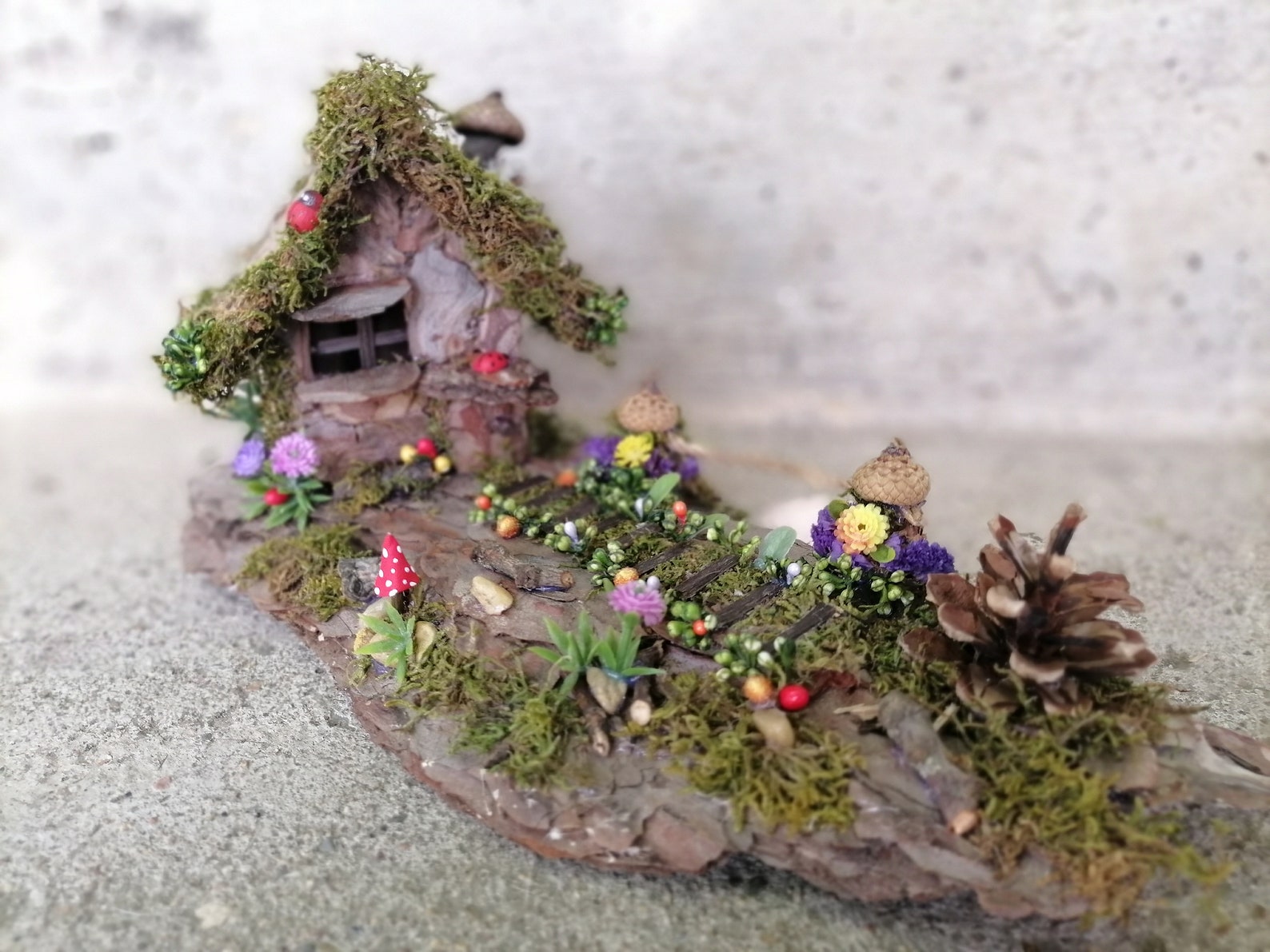 Tiny Fairy House Fairy Cottage Miniature House Miniature | Etsy