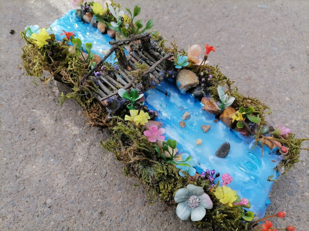 Fairy Garden River, Miniature River, Fairy Accessories, Fairy Water ...