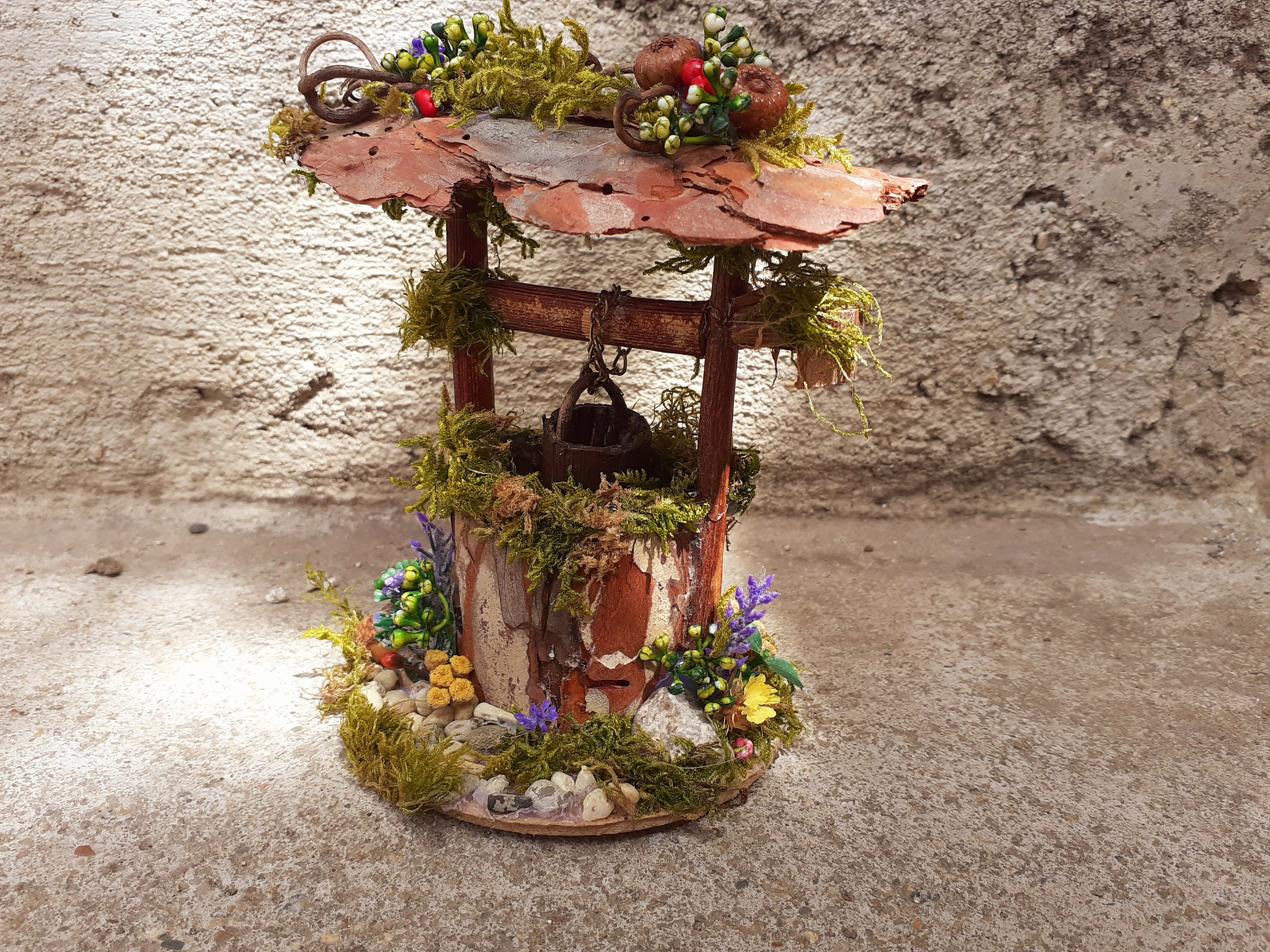 Wishing Well Fairy Garden Well Miniature Well Mini Garden - Etsy Canada