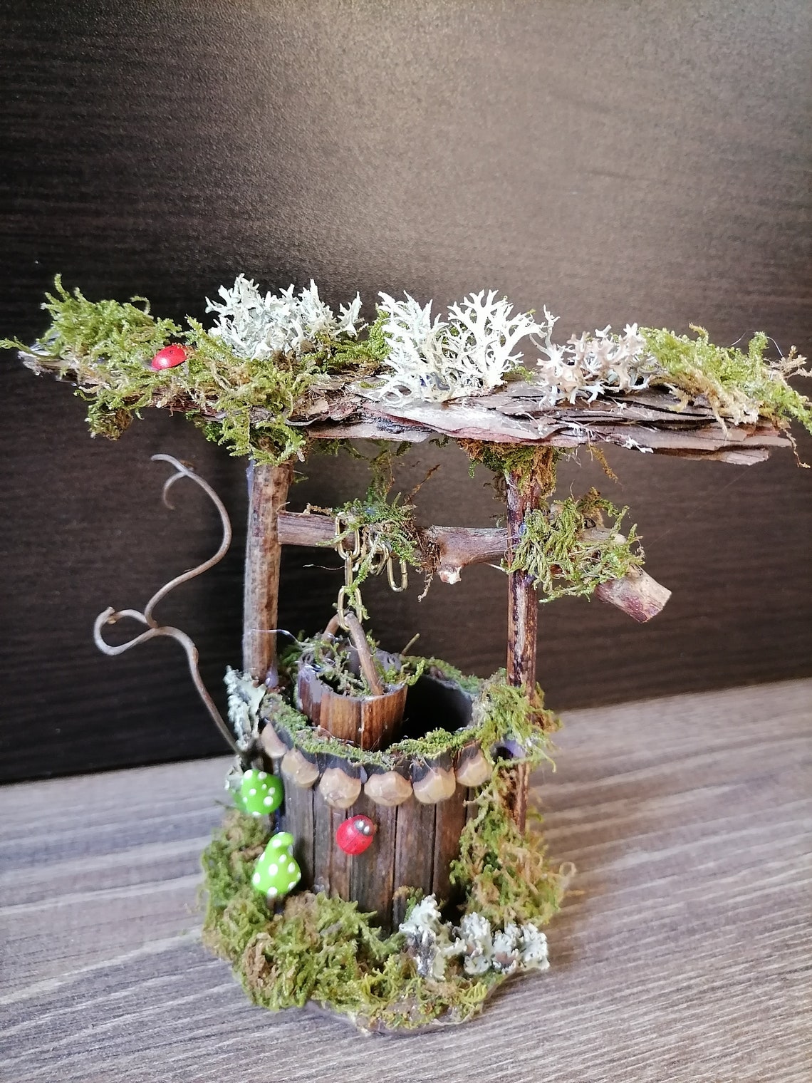 Wishing Well Fairy Garden Well Miniature Well Mini Garden - Etsy