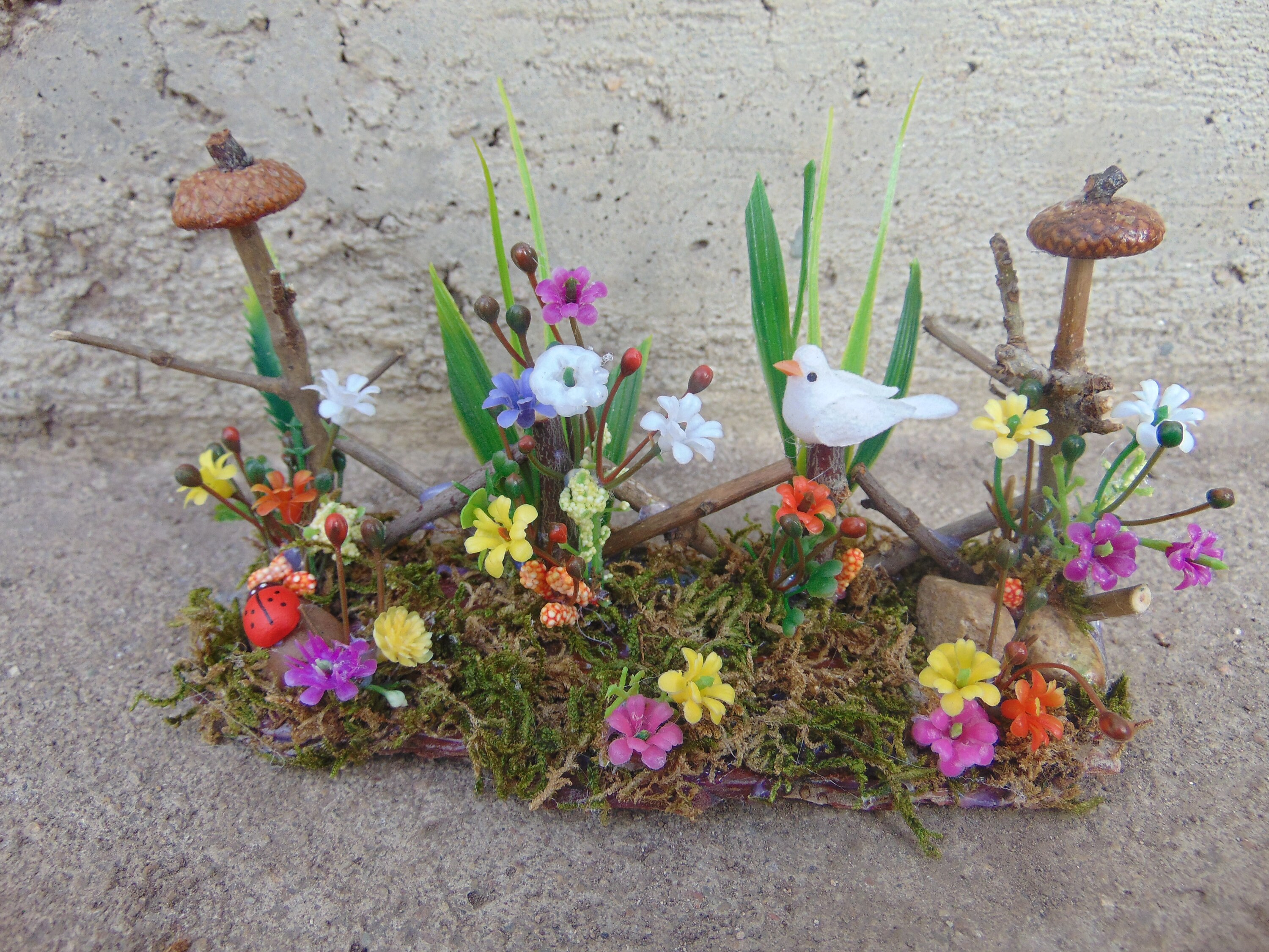 Fairy Garden Fence Wood Fence Dollhouse Fence Fairy - Etsy