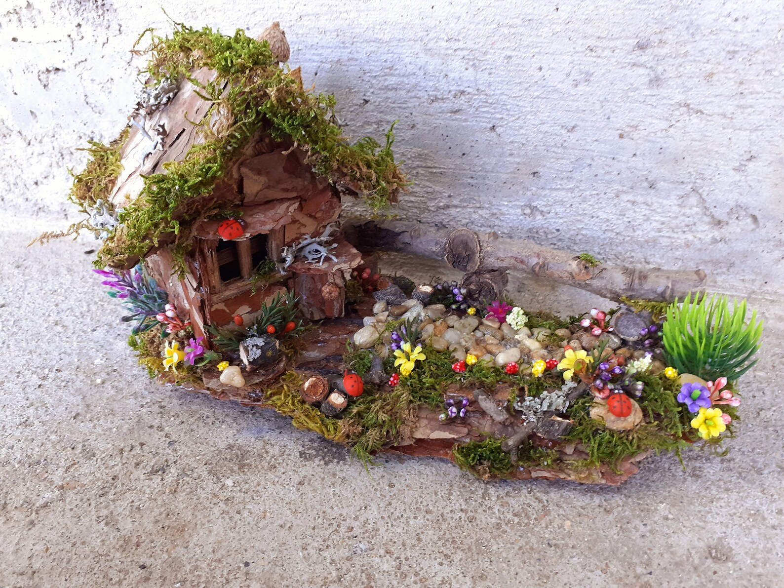 Tiny Fairy House, Fairy Cottage, Miniature House, Miniature Landscape ...
