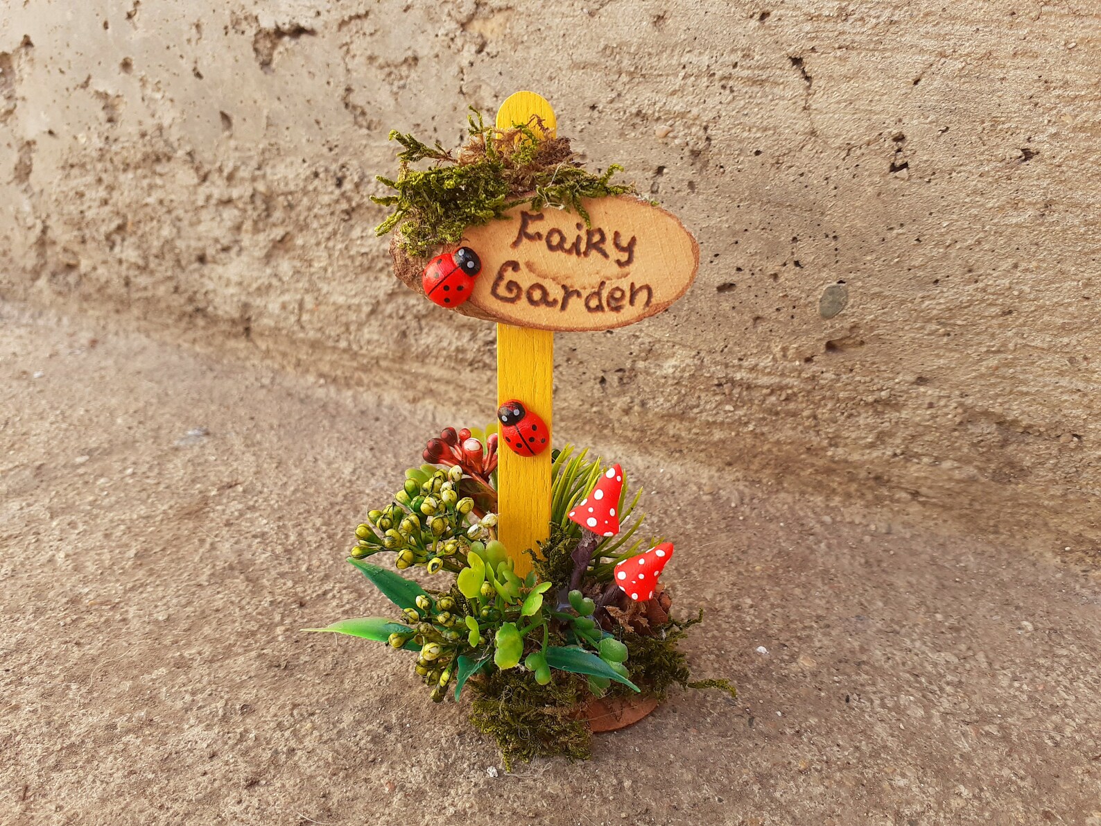 Fairy Garden Sign Miniature Sign Fairy Accessories Garden - Etsy