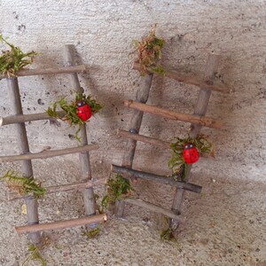 Miniature Ladder, Fairy Ladder, Fairy Furniture, Twig Ladder, Fairy ...