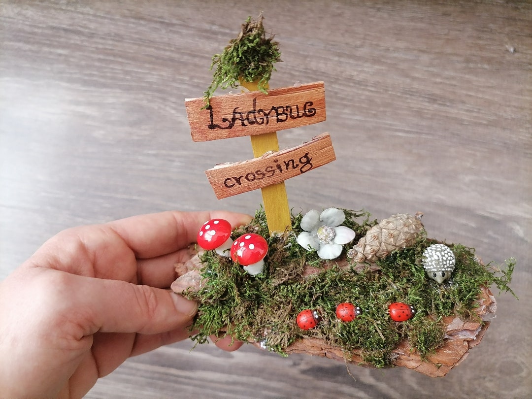 Fairy Sign, Miniature Sign, Fairy Accessory, Garden Sign, Fairy ...