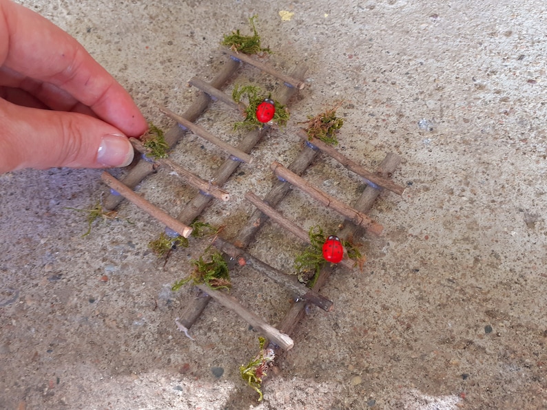 Miniature Ladder Fairy Ladder Fairy Furniture Twig Ladder - Etsy