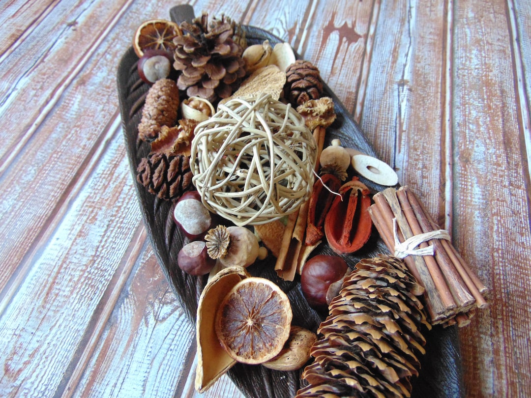 Potpourri Gift Set, Table Decor, Rustic Vintage, Vase Fillers, Natural ...