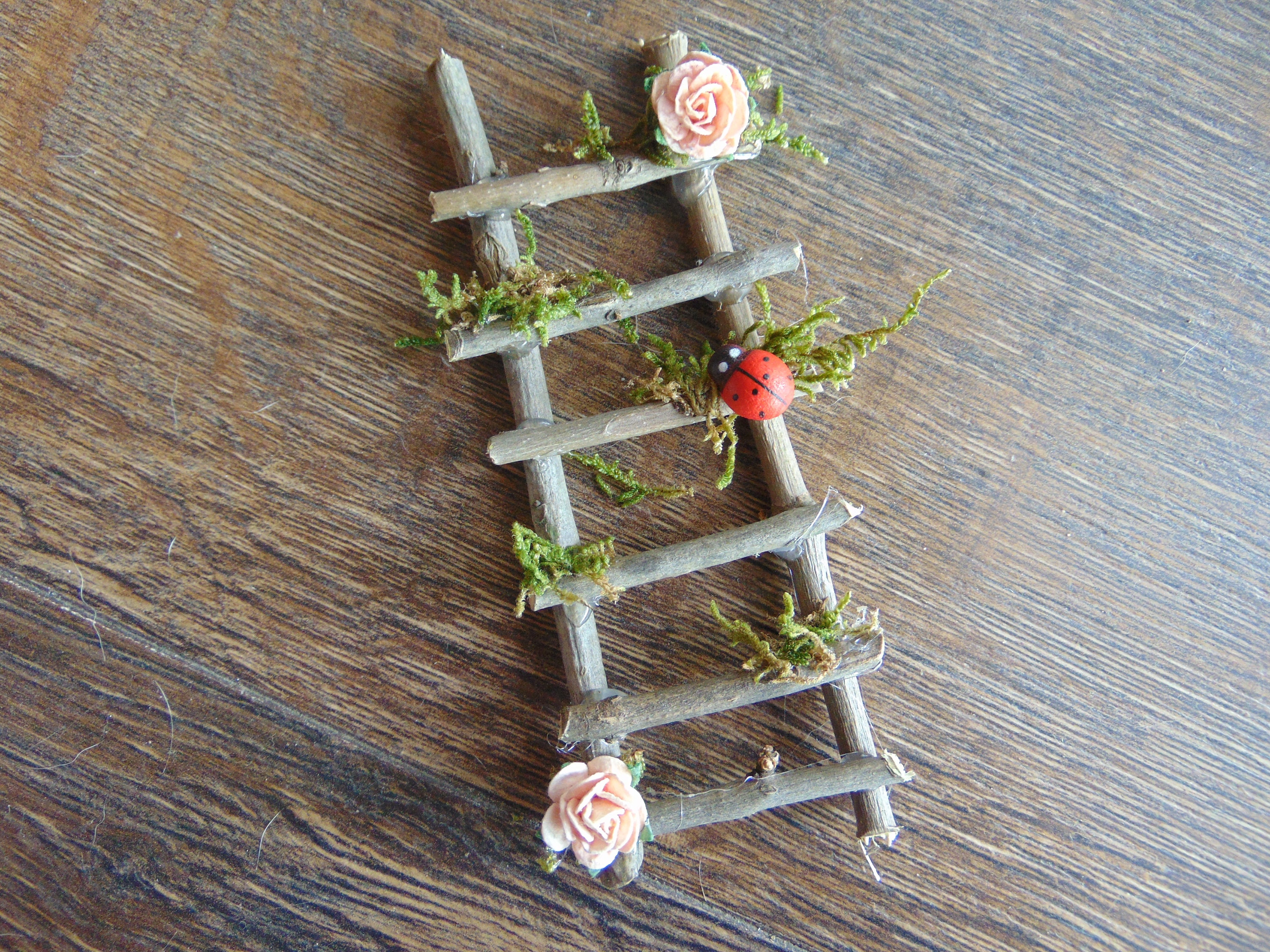 Miniature Ladder Fairy Ladder Fairy Furniture Twig Ladder - Etsy
