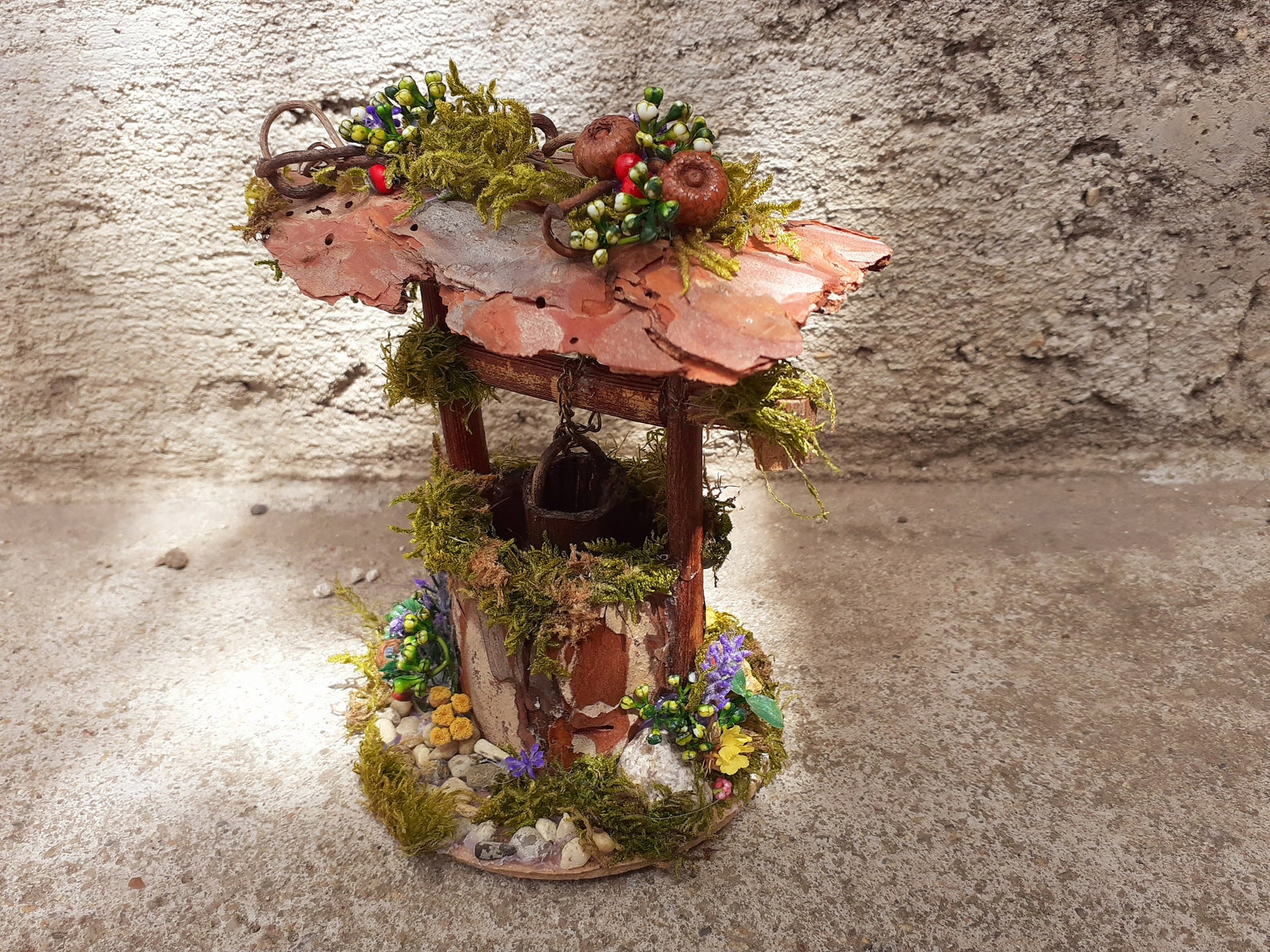 Wishing Well, Fairy Garden Well, Miniature Well, Mini Garden Decoration ...