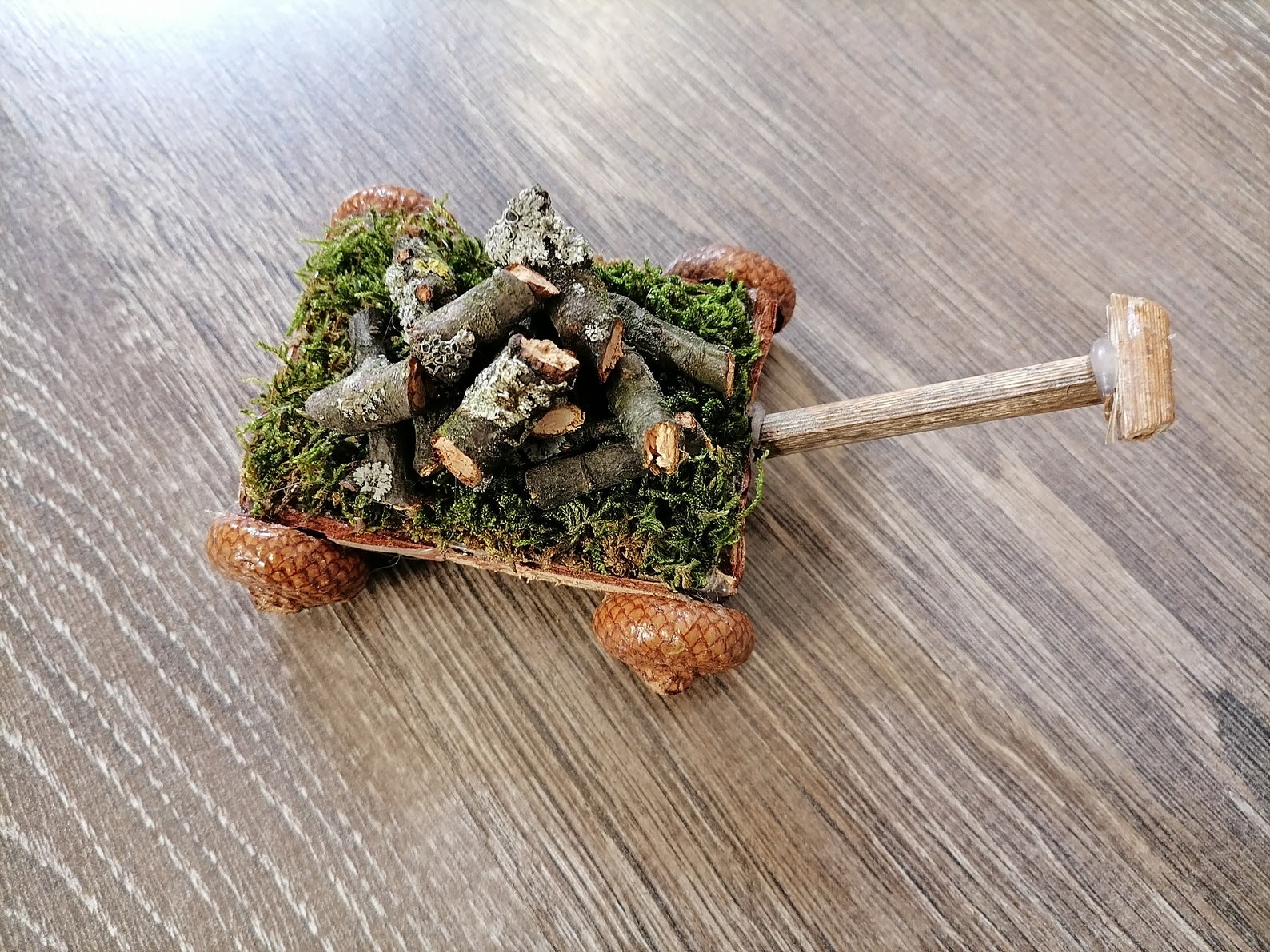 Fairy Garden Wagon, Miniature Wagon, Fairy Garden Accessories, Wood ...