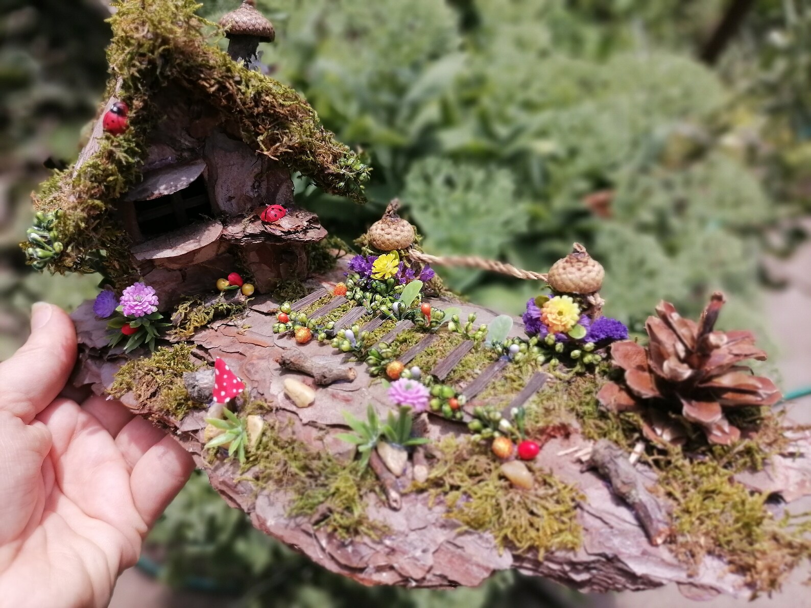 Tiny Fairy House Fairy Cottage Miniature House Miniature - Etsy
