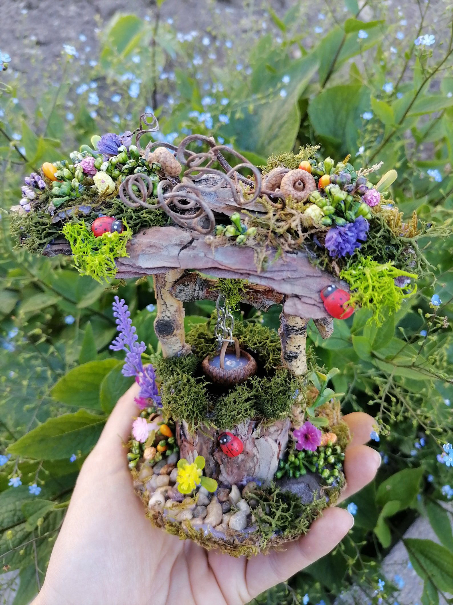 Wishing Well Fairy Garden Well Miniature Well Mini Garden | Etsy