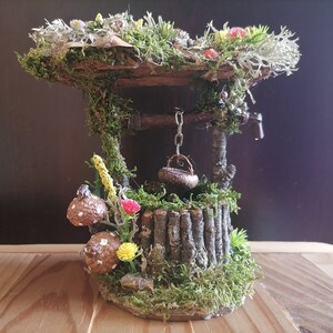 Wishing Well, Fairy Garden Well, Miniature Well, Mini Garden Decoration ...