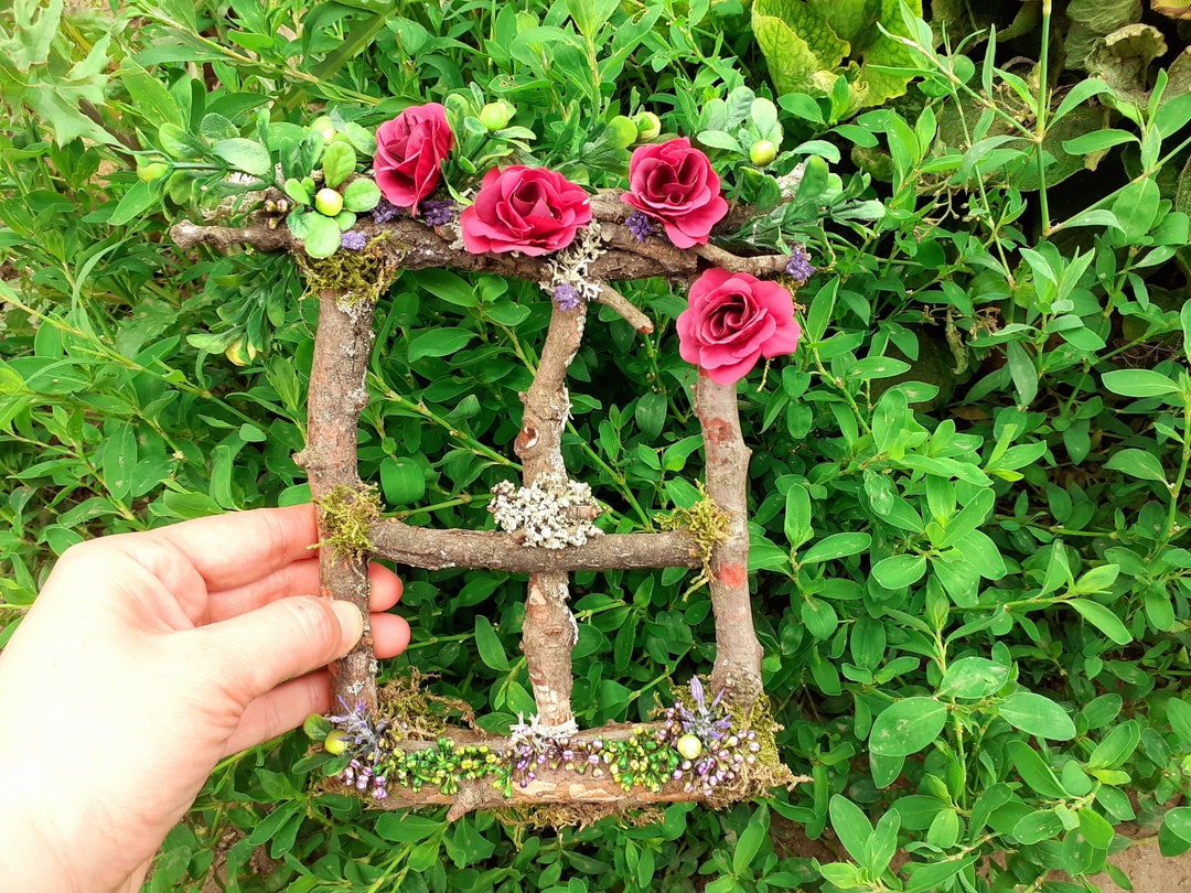 OOAK Window, Fairy Garden Window, Fairy Accessories, Fairy Garden Decor ...