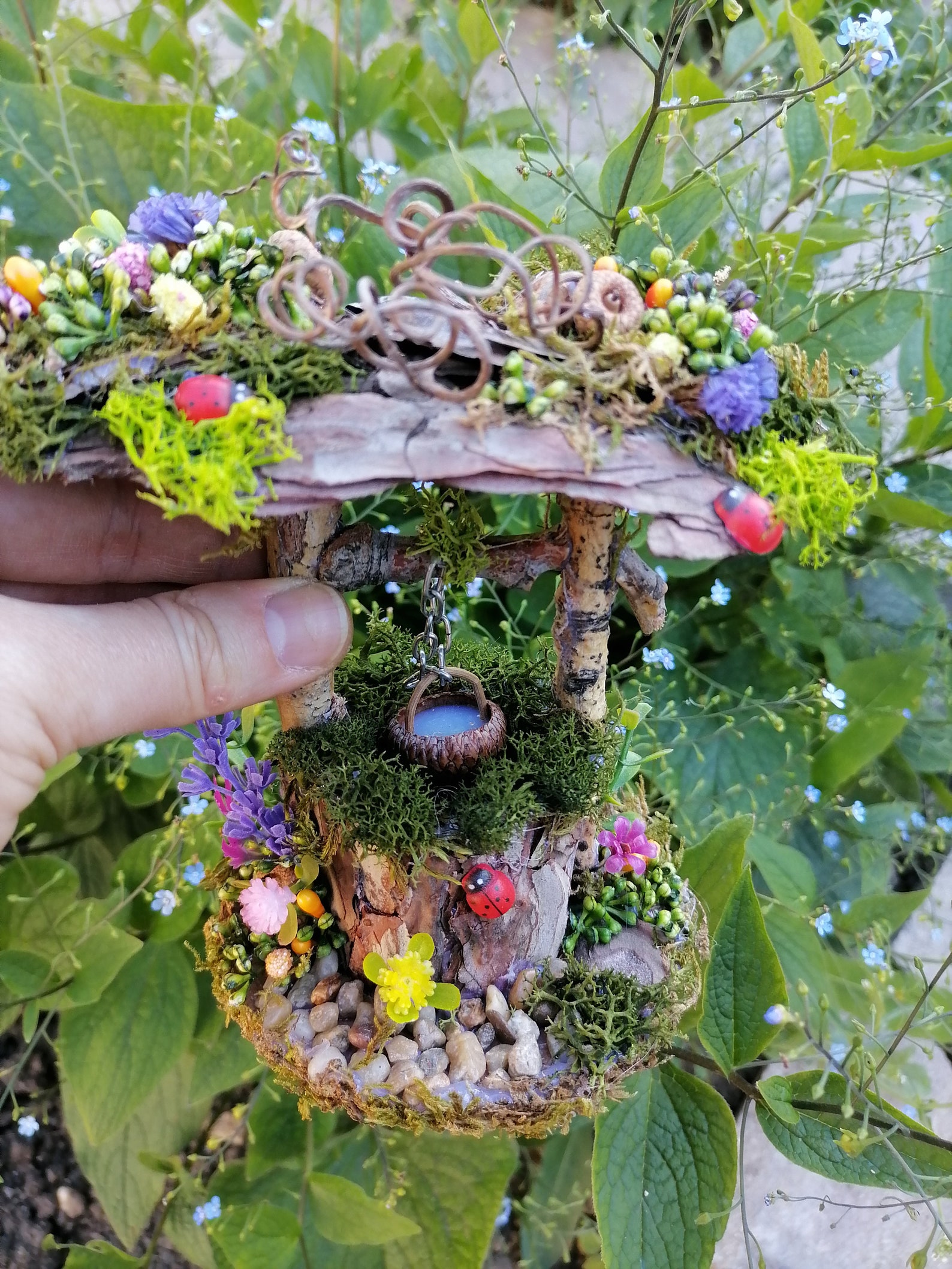Wishing Well, Fairy Garden Well, Miniature Well, Mini Garden Decoration ...