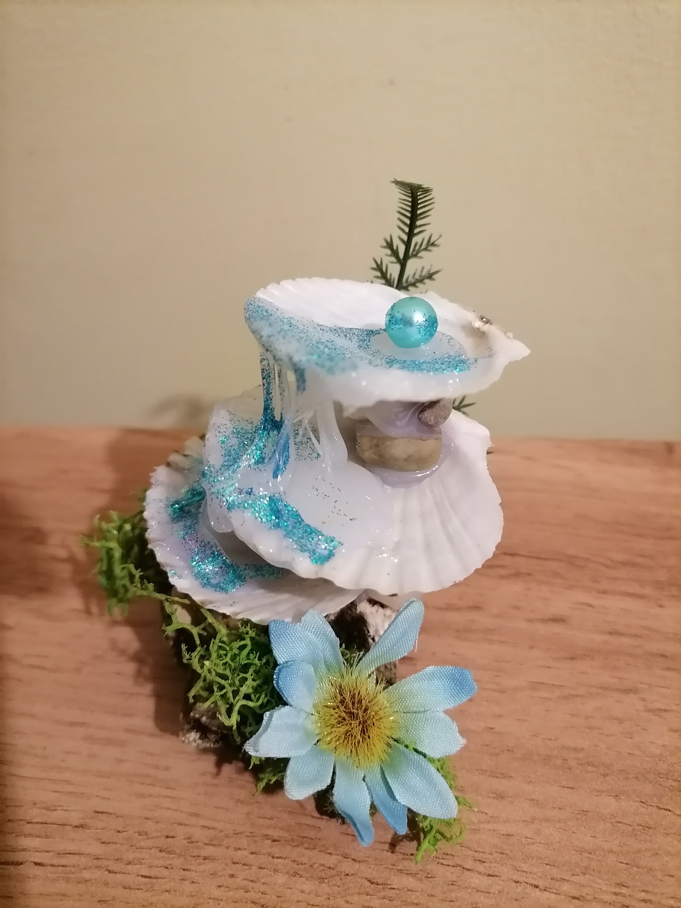 Shell fountain Fairy fountain Garden Fountain Miniature | Etsy