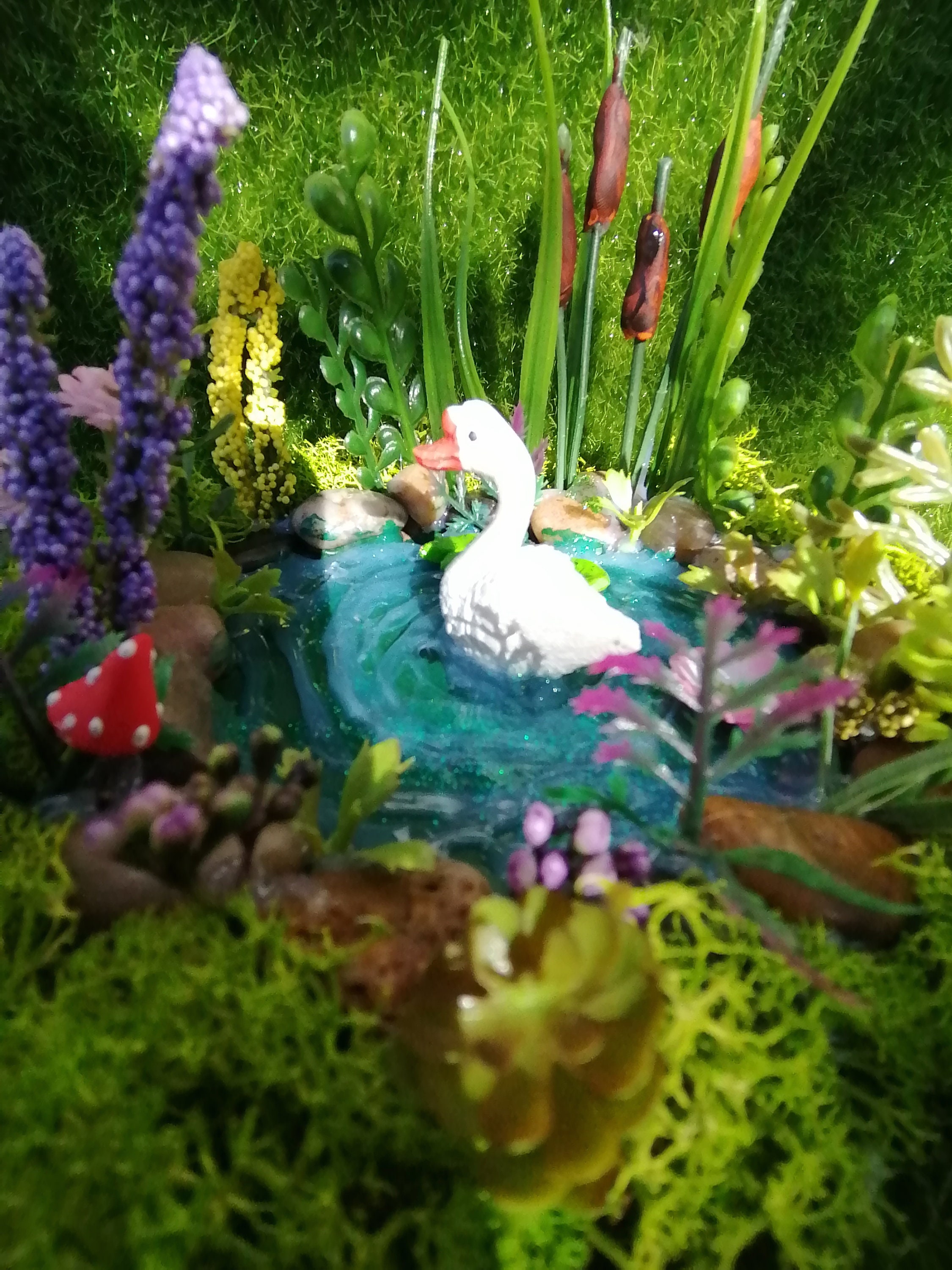 Miniature Pond Fairy Garden Accessories Terrarium Pond - Etsy