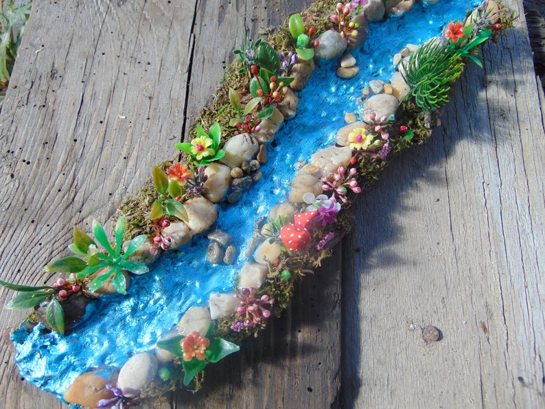 Fairy Garden River Miniature River Fairy Accessories Fairy - Etsy