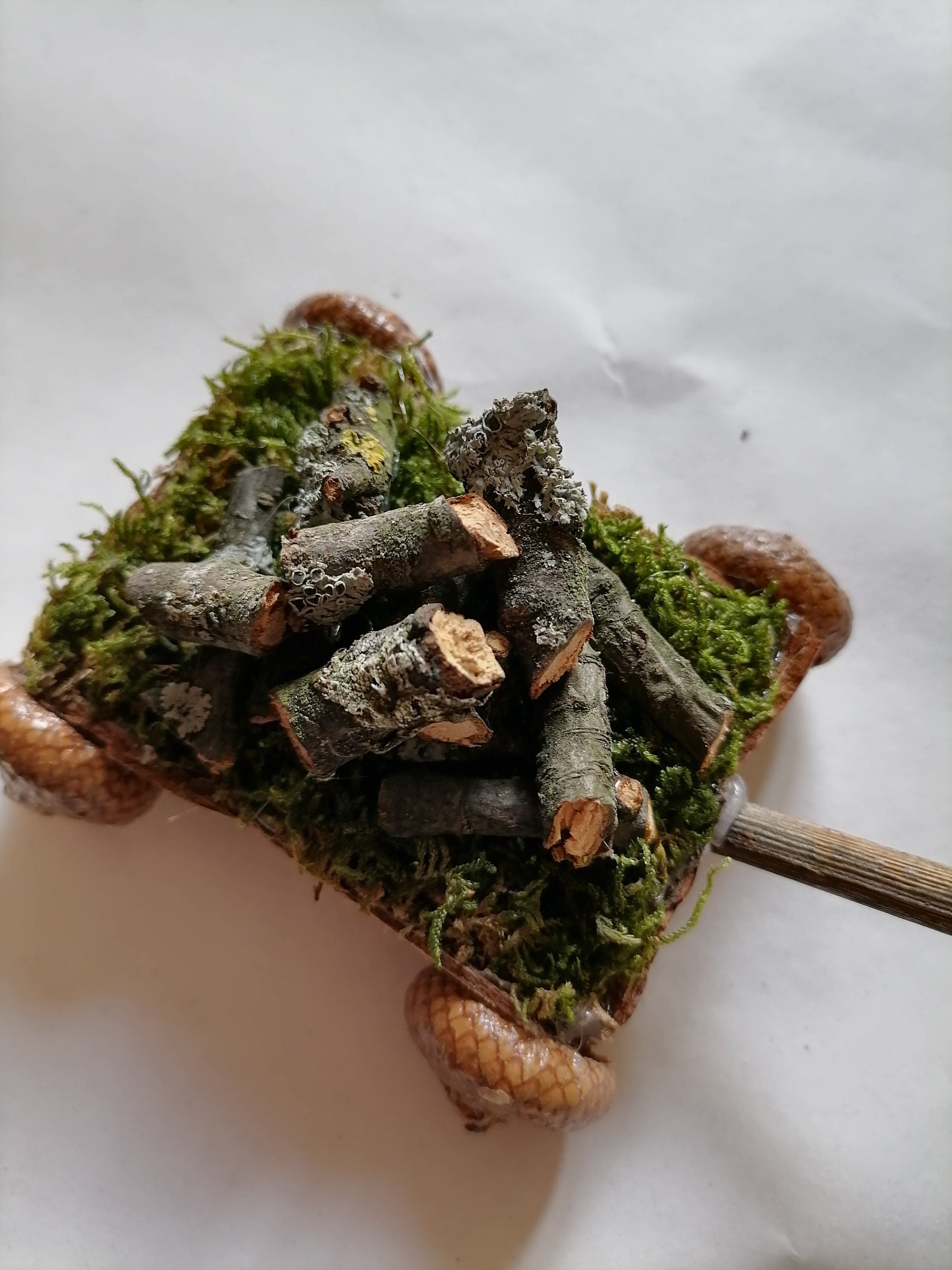 Fairy Garden Wagon, Miniature Wagon, Fairy Garden Accessories, Wood ...