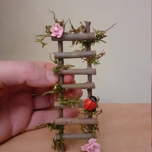 Miniature Ladder, Fairy Ladder, Fairy Furniture, Twig Ladder, Fairy ...