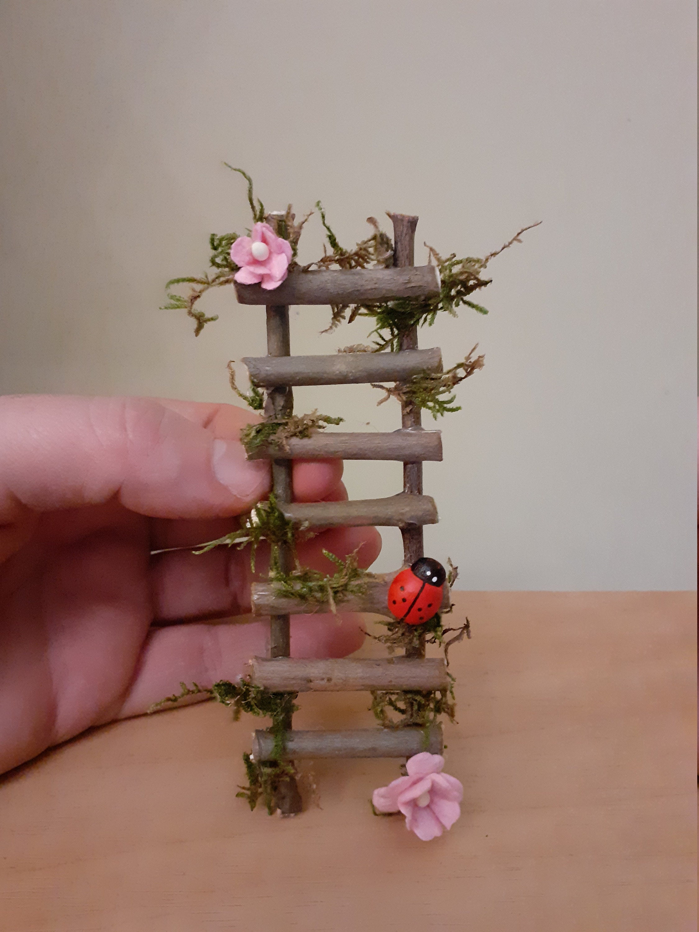 Miniature Ladder Fairy Ladder Fairy Furniture Twig Ladder - Etsy