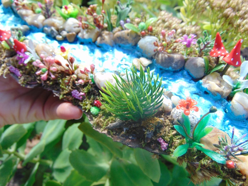 Fairy Garden River Miniature River Fairy Accessories Fairy - Etsy