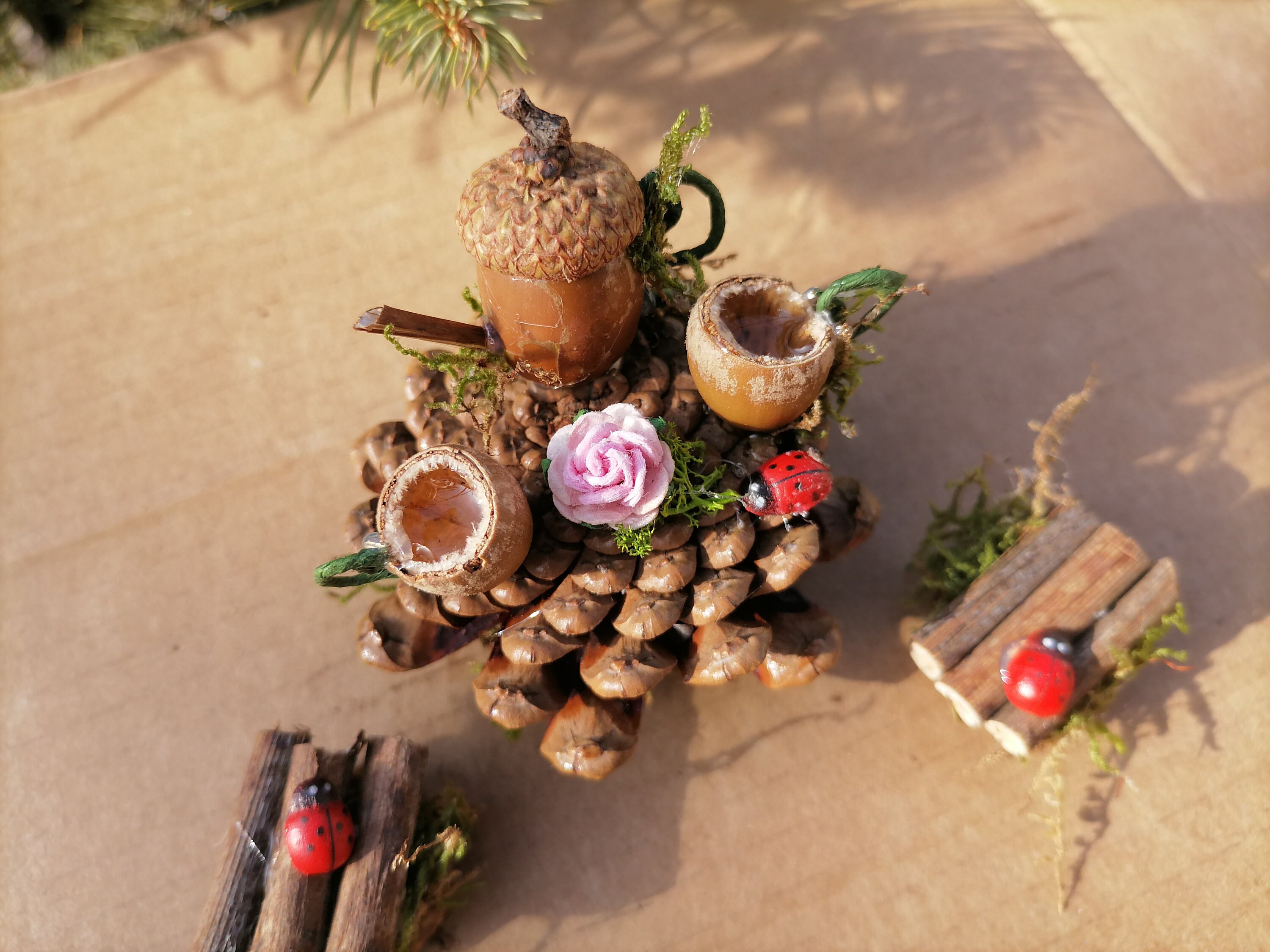 Fairy Kitchen Set Fairy Garden Furniture Fairy Table Fairy - Etsy