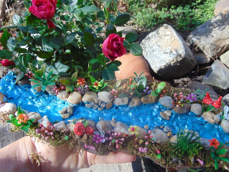Fairy Garden River Miniature River Fairy Accessories Fairy - Etsy