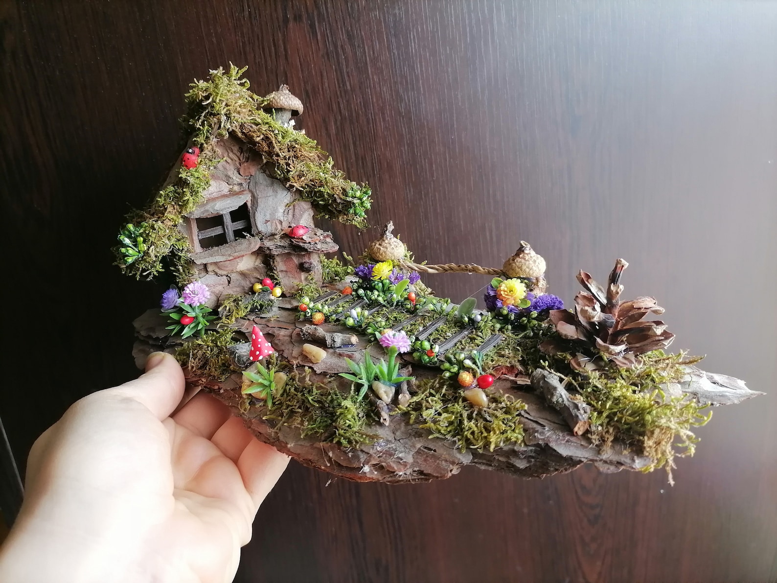 Tiny Fairy House Fairy Cottage Miniature House Miniature | Etsy