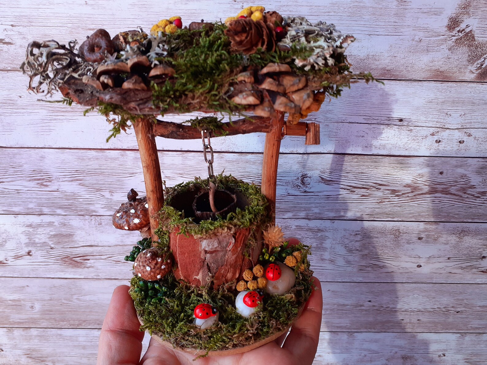 Wishing Well Fairy Garden Well Miniature Well Mini Garden | Etsy