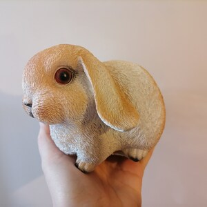 Bunny Figurine, Resin Rabbit, Garden Statue, Bunny Statue, Yard ...