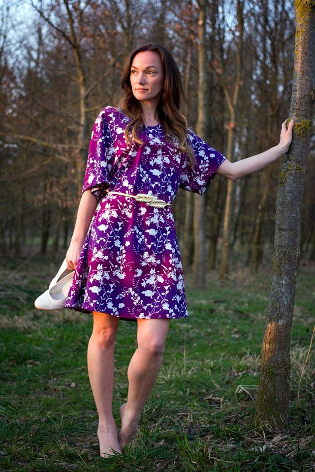 Kimono Dress Pattern Sewing Pattern Women's Dress 34-44 in - Etsy