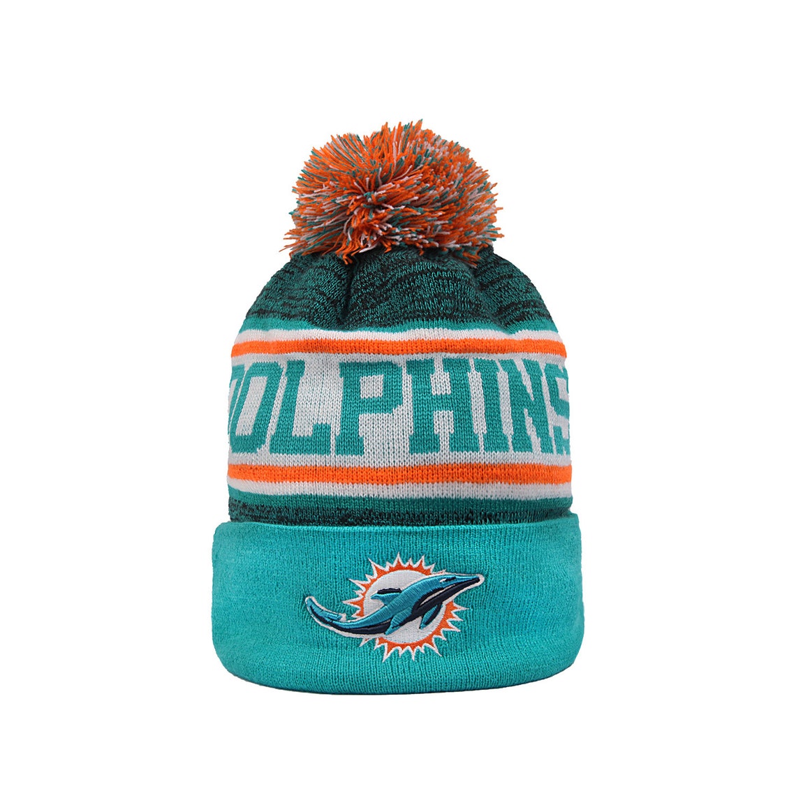 Miami Dolphins NFL Football Beanie Cap Knit Pom Winter Hat | Etsy