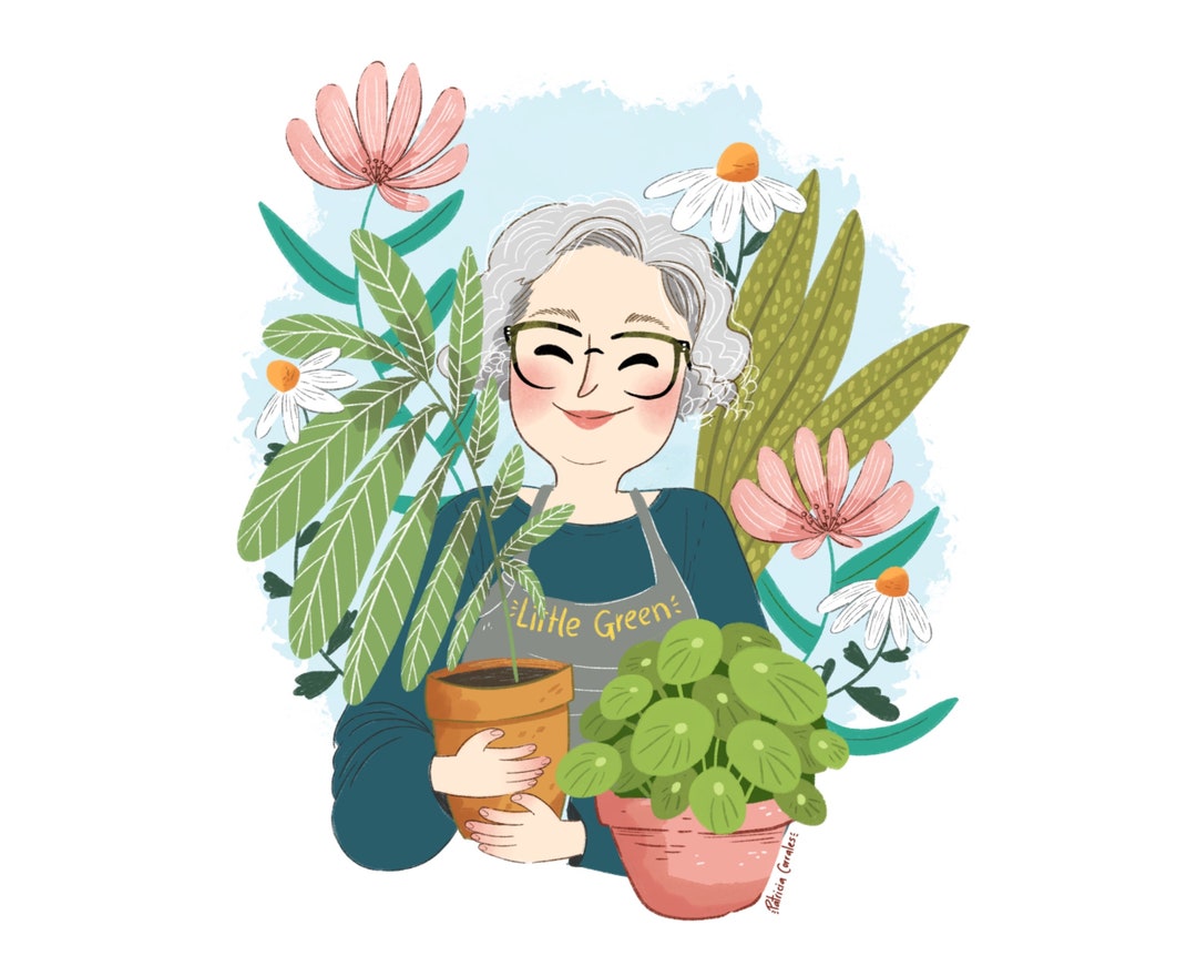 Digital File Illustration Portrait Digital Portrait Family