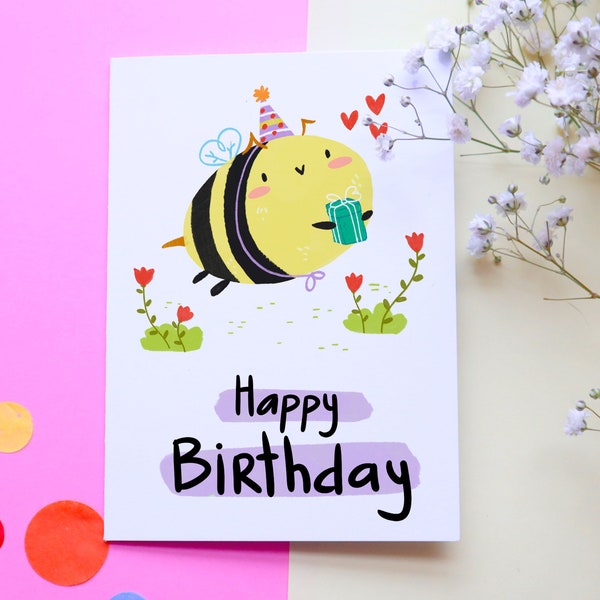 B Day Card - Etsy