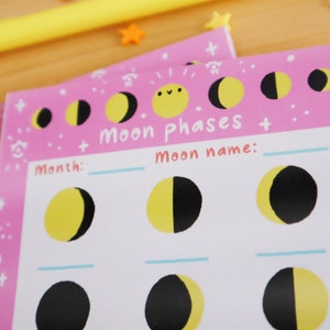 Moon Phases Calendar Memo Pad Paper & Party Supplies, Moon Supplies, Non Sticky Memo Pad ...