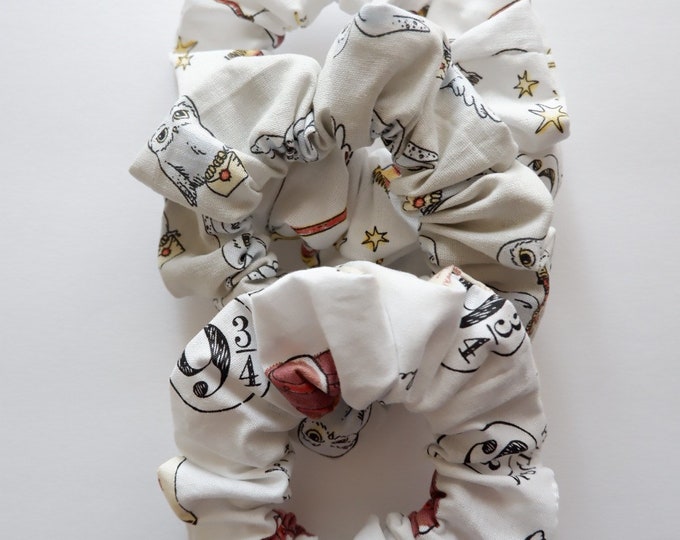 Harry Potter Inspired Scrunchies, Hedwig, Gifts for Her, Hair ...