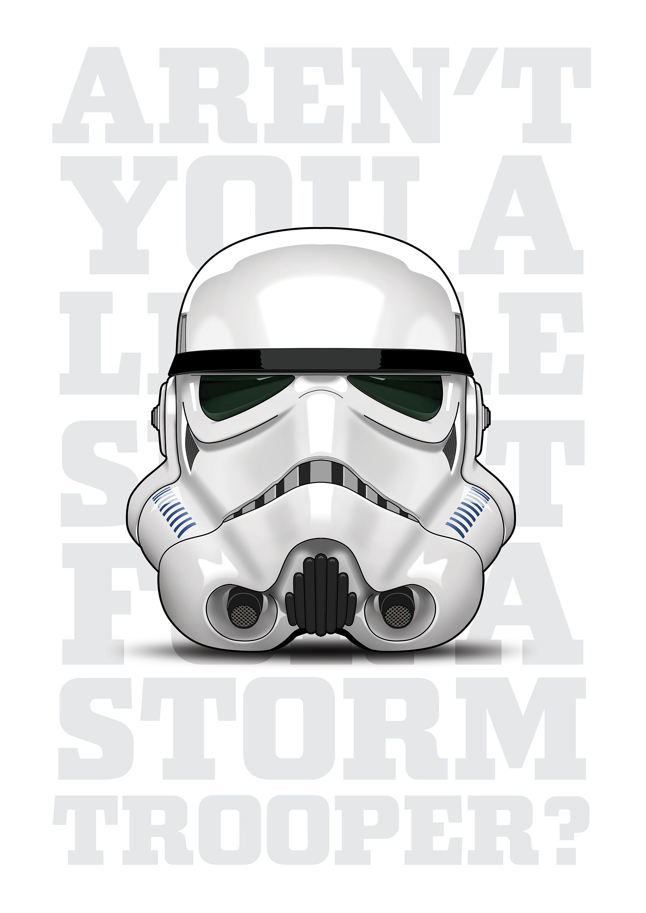 Stormtrooper Print Star Wars Print Star Wars Wall Art Art | Etsy