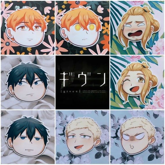 Given Chibi Vinyl Stickers | Etsy