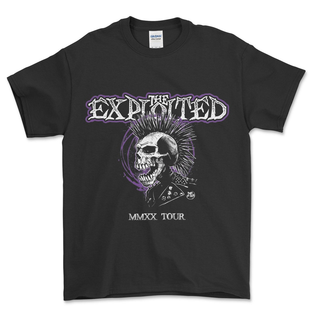 The Exploited Band T-shirt - Etsy