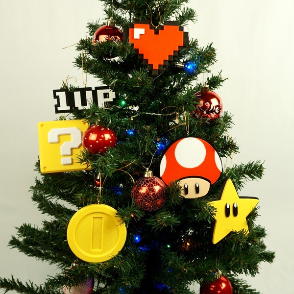 Mario Ornaments - Etsy