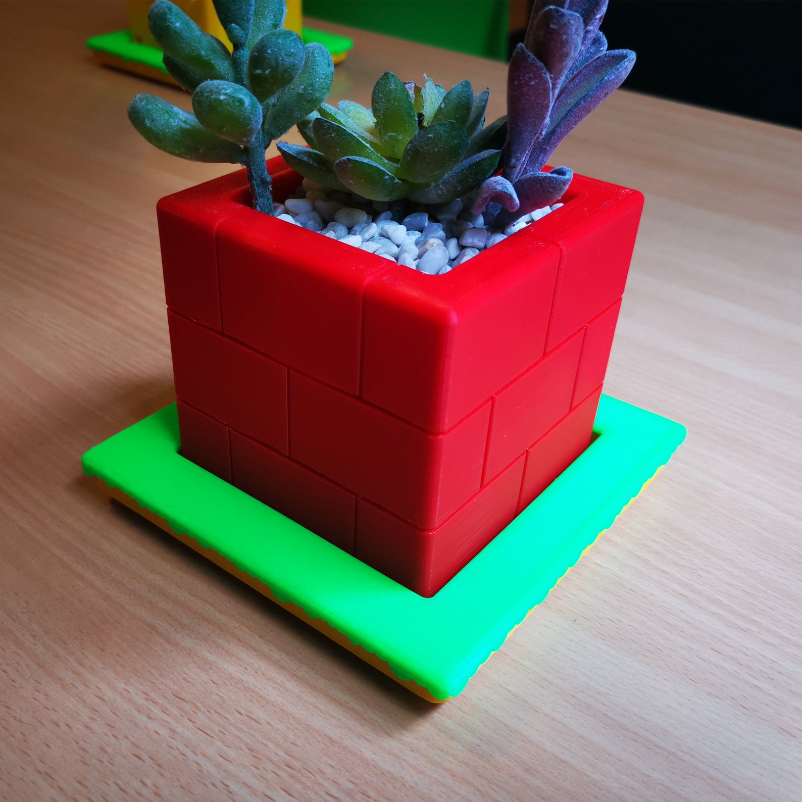 Super Mario Brick Planter Flower Pot Super Mario Planter - Etsy