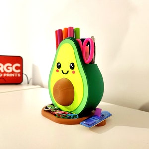 Cute Avocado Flower Pot Desk Organiser Home Decoration - Etsy