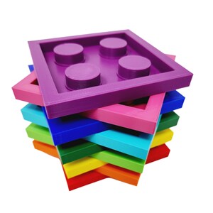 Building Blocks Flower Pots Multiple Colours Stackable Planters Gift ...