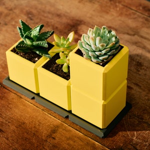 Tetro Garden Flower Pots - Retro-inspired Gaming Planters Decor for ...