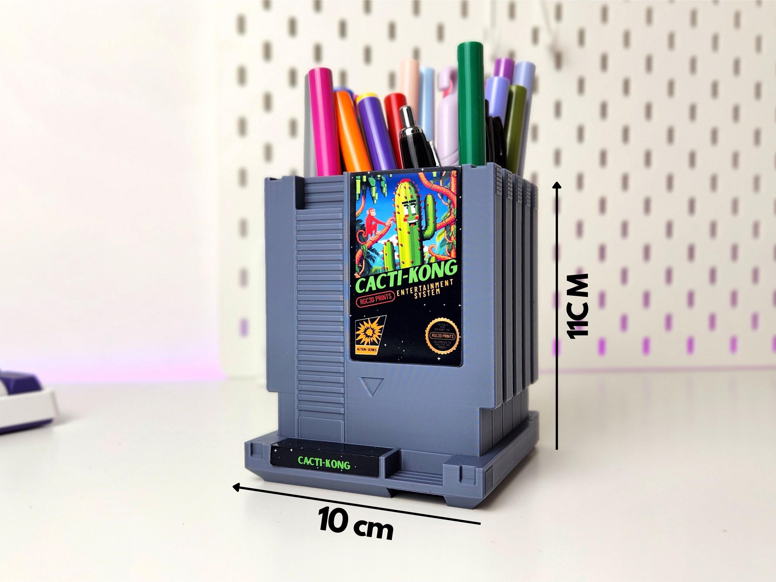 Retro Game Cartridge Flower Pots Planters Desk Organiser Office Decor ...