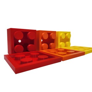 Building Blocks Flower Pots Multiple Colours Stackable Planters Gift ...