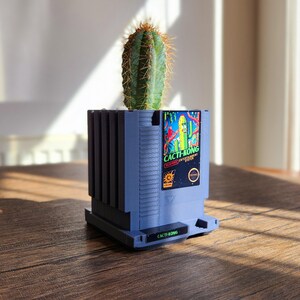 Retro Game Cartridge Flower Pots Planters Desk Organiser Office Decor ...